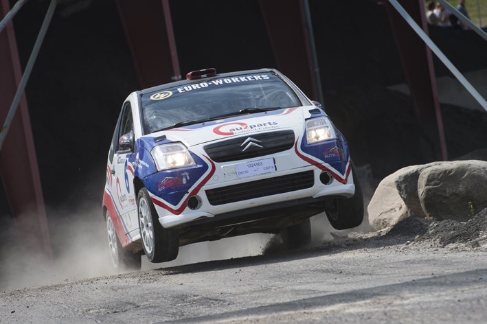 Motorsporten.dk - Rally - Simon Larsen i aktion med en Ford Fiesta R5 i ...